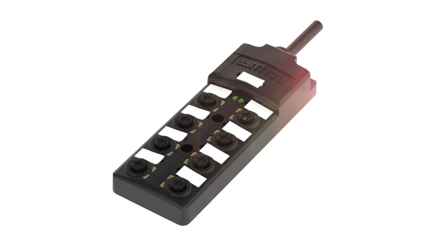 BPI0090 | BALLUFF BPI00 Series Sensor Box, M12, 3m cable, 8 way, 8 port ...
