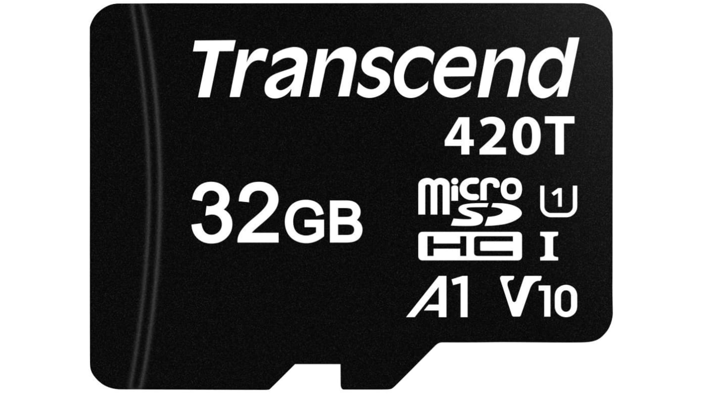 TS32GUSD420T | Transcend 32 GB MicroSDHC Micro SD Card, A1, U1, V10 | RS