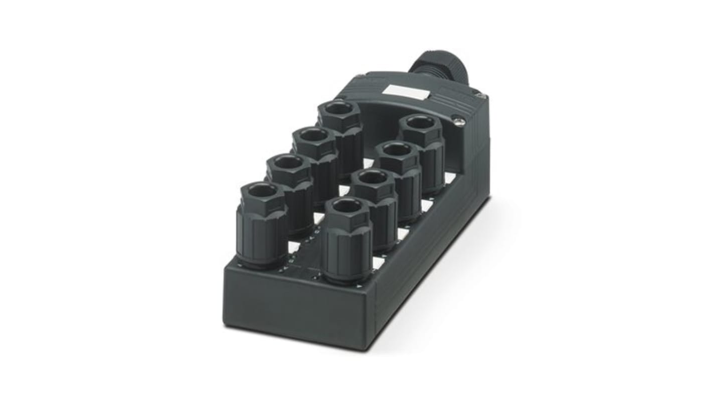 1175447 | Phoenix Contact SACB-8/16-PT QO Series Sensor Box, QUICKON, 5 ...