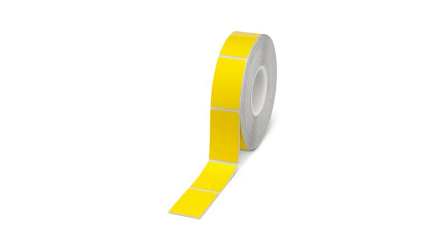 1255583 | Phoenix Contact Yellow on Yellow Label, 100 mm Width | RS