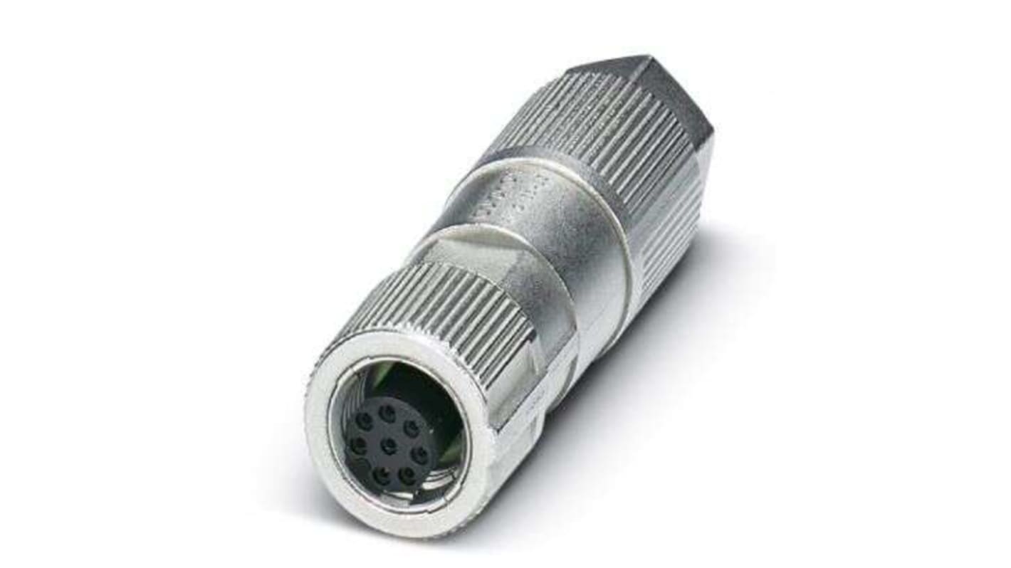 1414611 | Phoenix Contact Circular Connector, 8 Contacts, Screw Mount ...