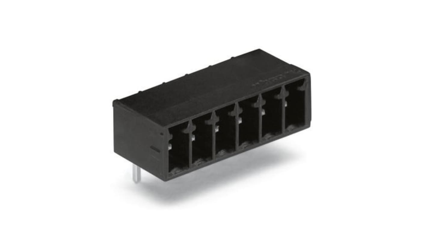 714-168 | Wago 3.5mm Pitch 8 Way Pluggable Terminal Block, Header | RS