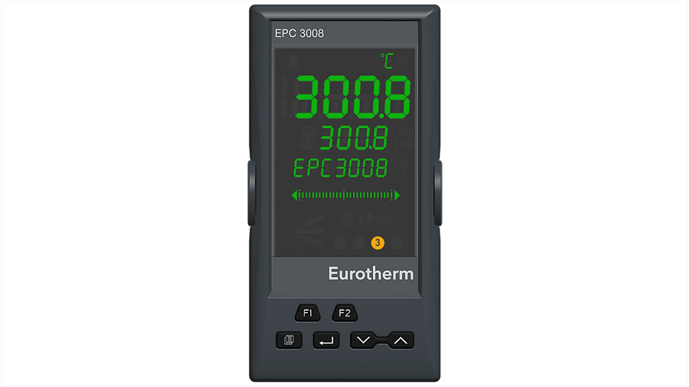 EPC3008/CC/VH/R2/R2 | Eurotherm EPC3008 Panel Mount PID Controller, 48 ...