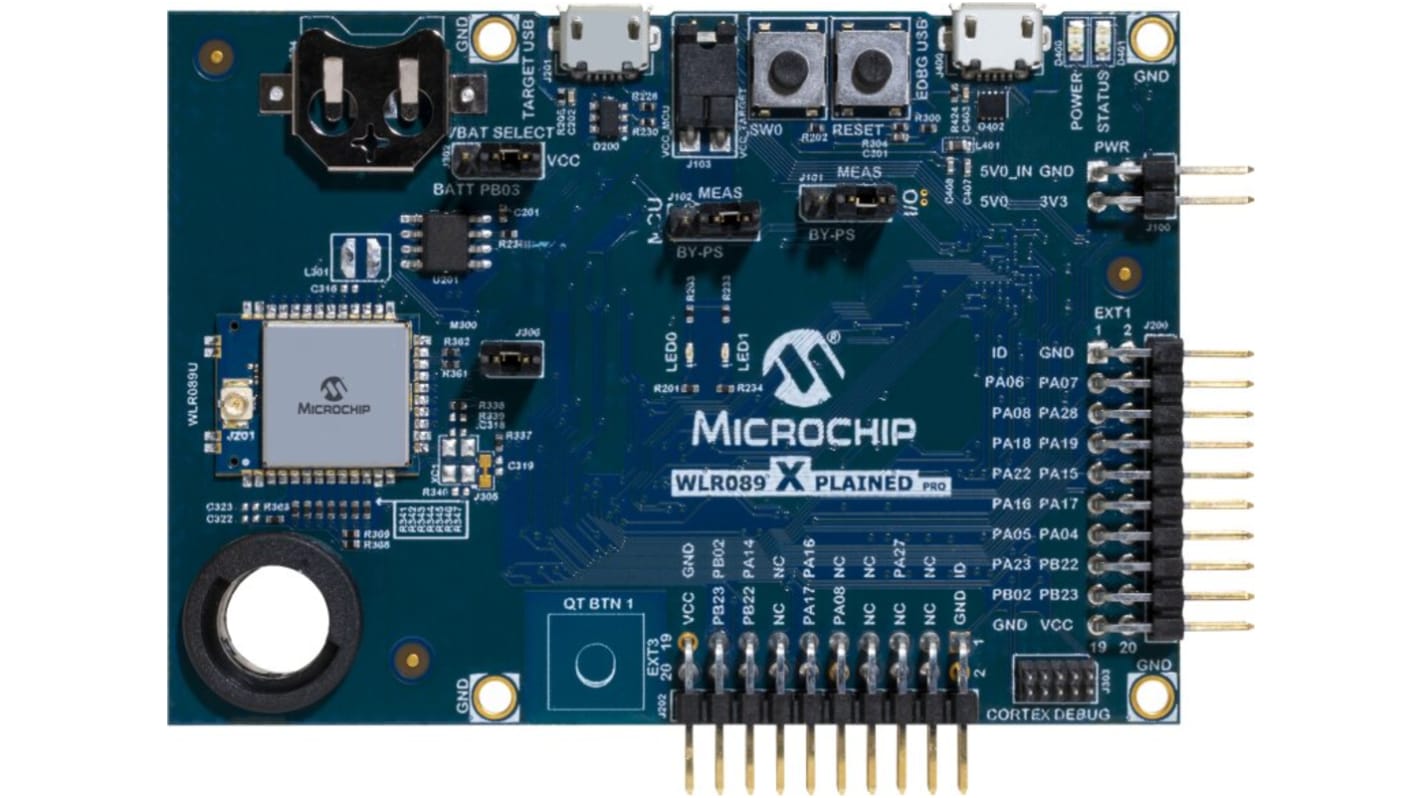 EV23M25A | Microchip WLR089 Xplained Pro SAMR34/35 LoRa Xplained Pro Board for Dual mode ...