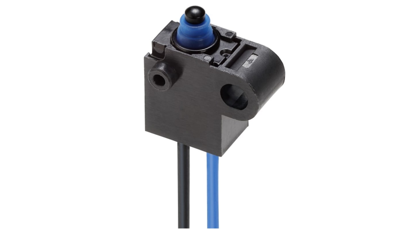 D2GW-A12H | Omron Pin Plunger Subminiature Micro Switch, Lead Wire ...