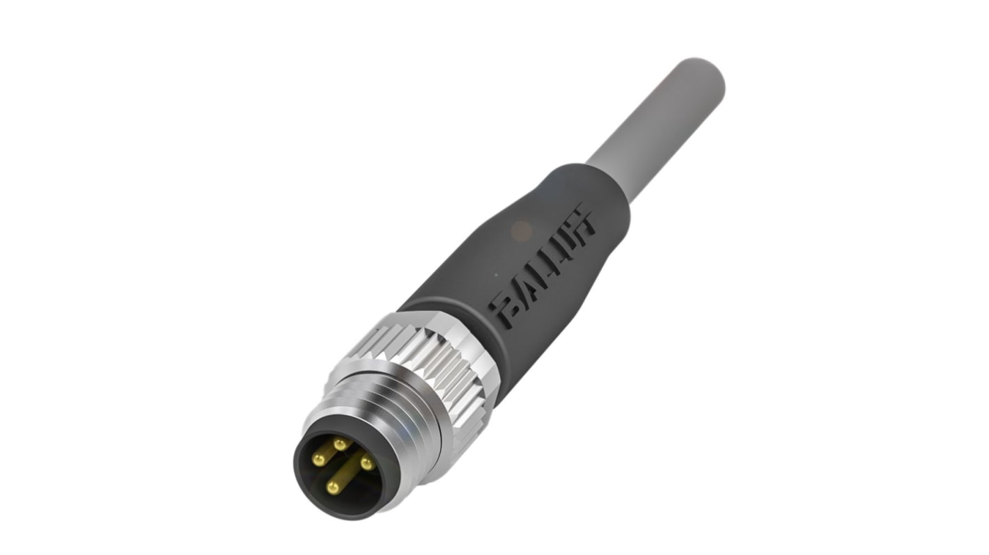 BCC02PC | BALLUFF Straight Male M8 to Unterminated Sensor Actuator ...