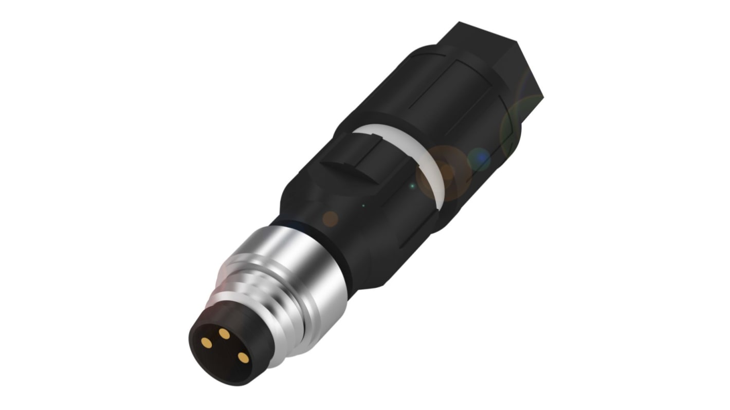 BCC0HLP | BALLUFF Circular Connector, 3 Contacts, Cable Mount, M8 ...