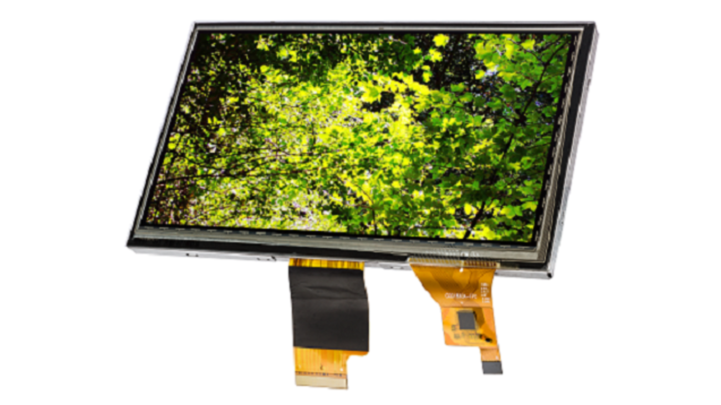 Display Visions EA R1024X-70BLW LCD Colour Display / Touch Screen, 7in, 1024 x 600pixels | RS
