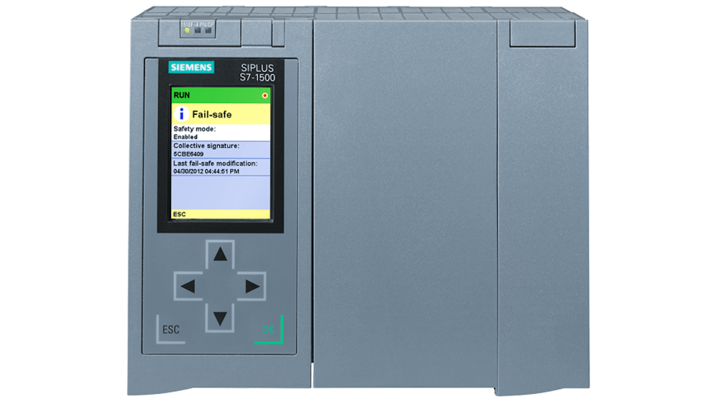 6AG1518-4FP00-4AB0 | Siemens SIPLUS S7-1500 Series PLC CPU for Use with SIPLUS S7-1500, CPU ...