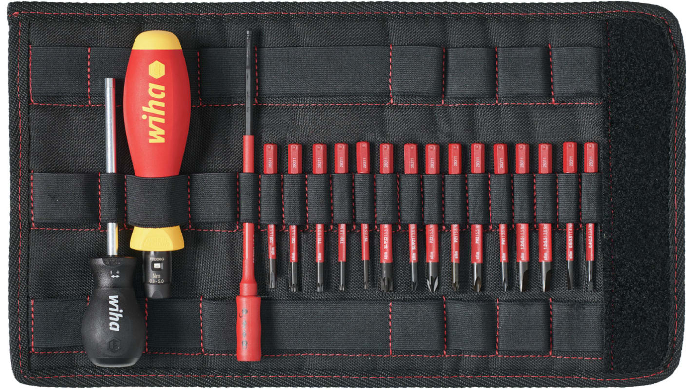 36791 | Wiha Tools Adjustable Hex Screwdriver Set, 0.8 → 5Nm | RS