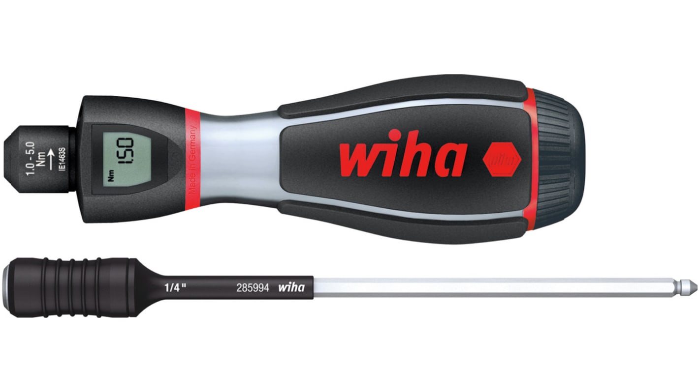 36888 | Wiha Adjustable Hex Torque Screwdriver, 1 → 5Nm, 4 mm Drive | RS