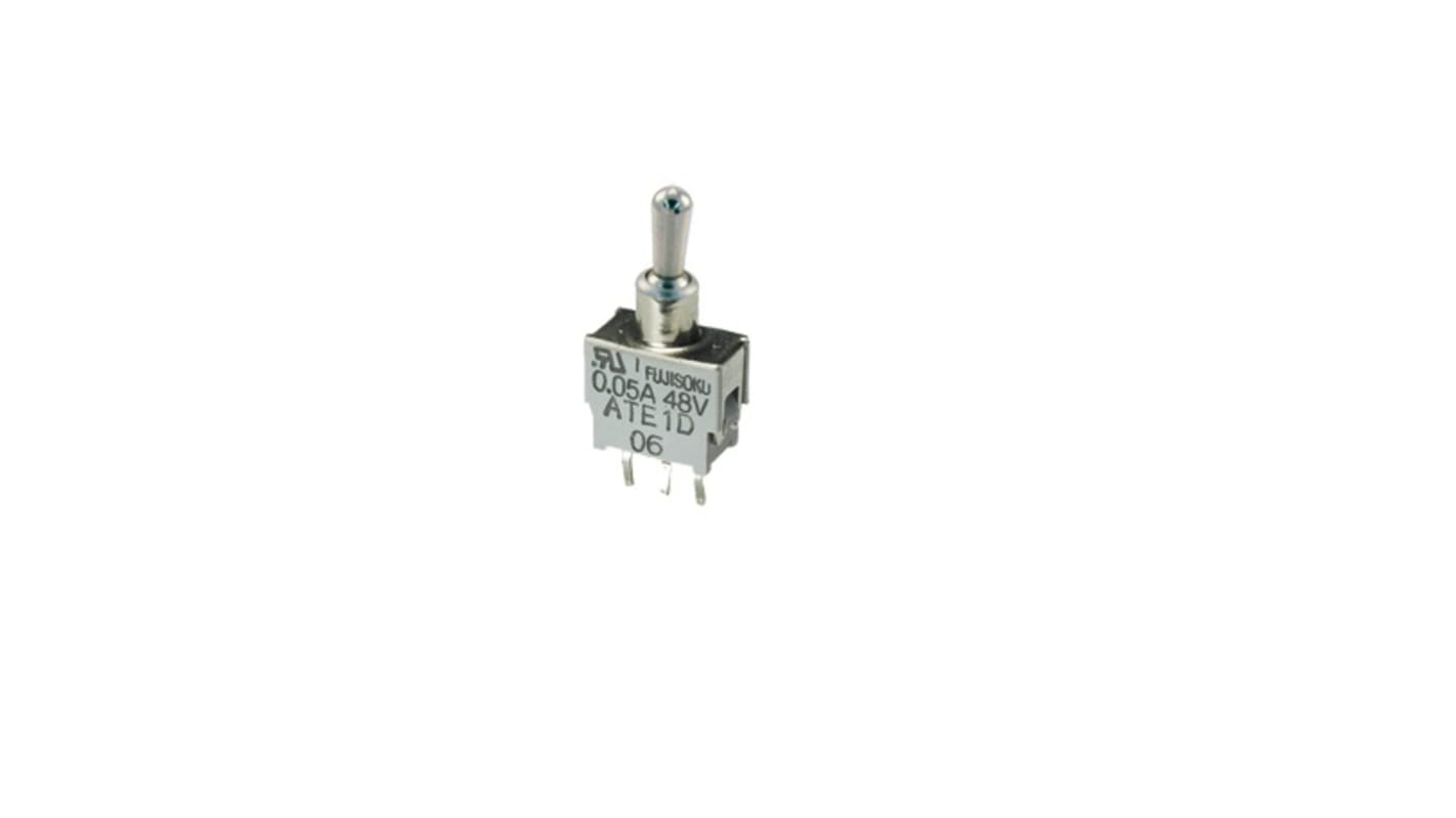 ATE1E-2M3-10-Z | NIDEC COPAL ELECTRONICS GMBH Toggle Switch, PCB Mount ...