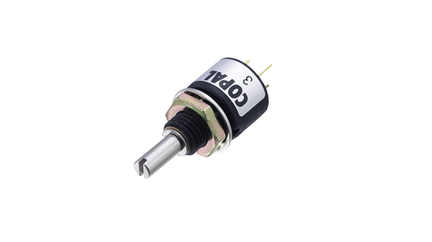 NIDEC COPAL ELECTRONICS GMBH Rotary Potentiometer 1-Gang, JC10-000-202N ...