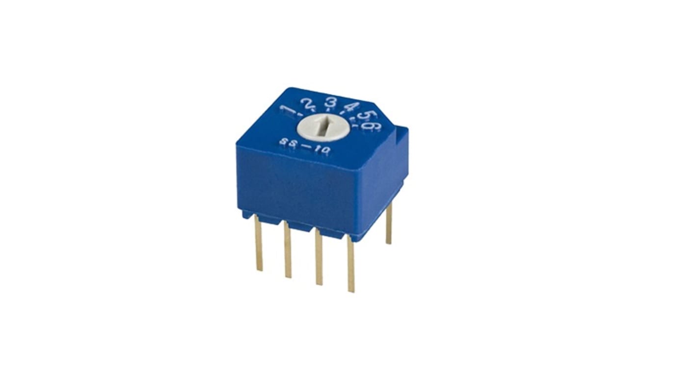 SS-10-16NP-E | NIDEC COPAL ELECTRONICS GMBH SS-10, 6 Position Rotary ...