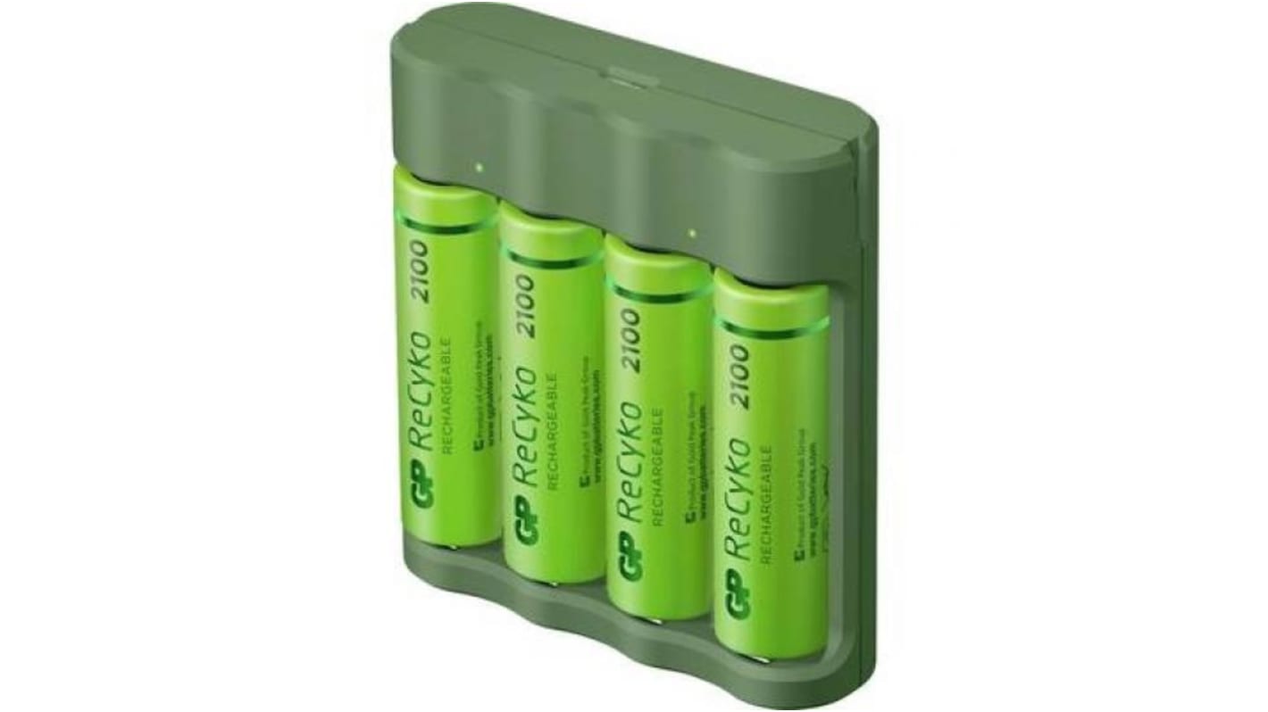 GPACSB421001 | Gp Batteries B421 Battery Charger For AA, AAA 4 Cell 1 ...