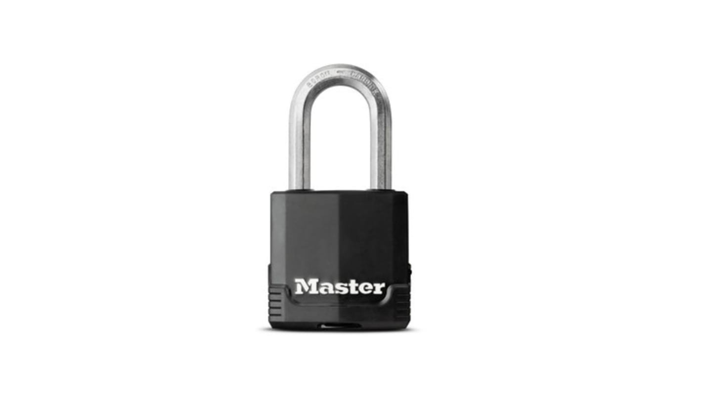 M115EURDLF | Master Lock Key Weatherproof Padlock, 8mm Shackle | RS