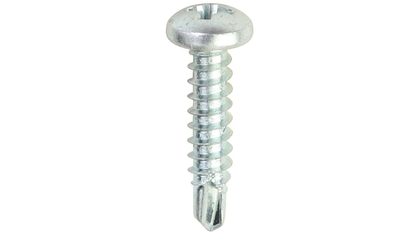 RS PRO Zinc Steel Self Drilling Screw x 1in Long | RS