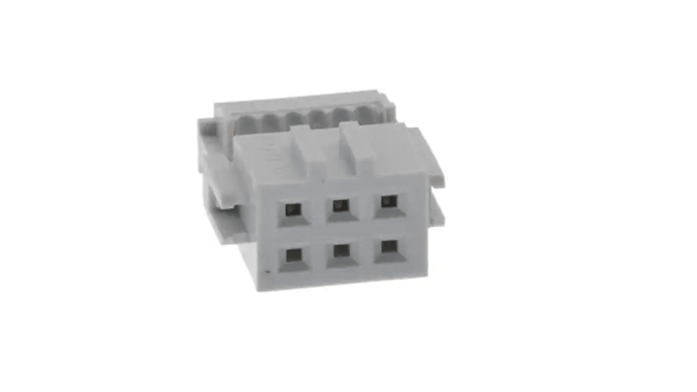 71600-606LF | Amphenol ICC 6-Way IDC Connector Receptacle for Surface Mount, 2-Row | RS