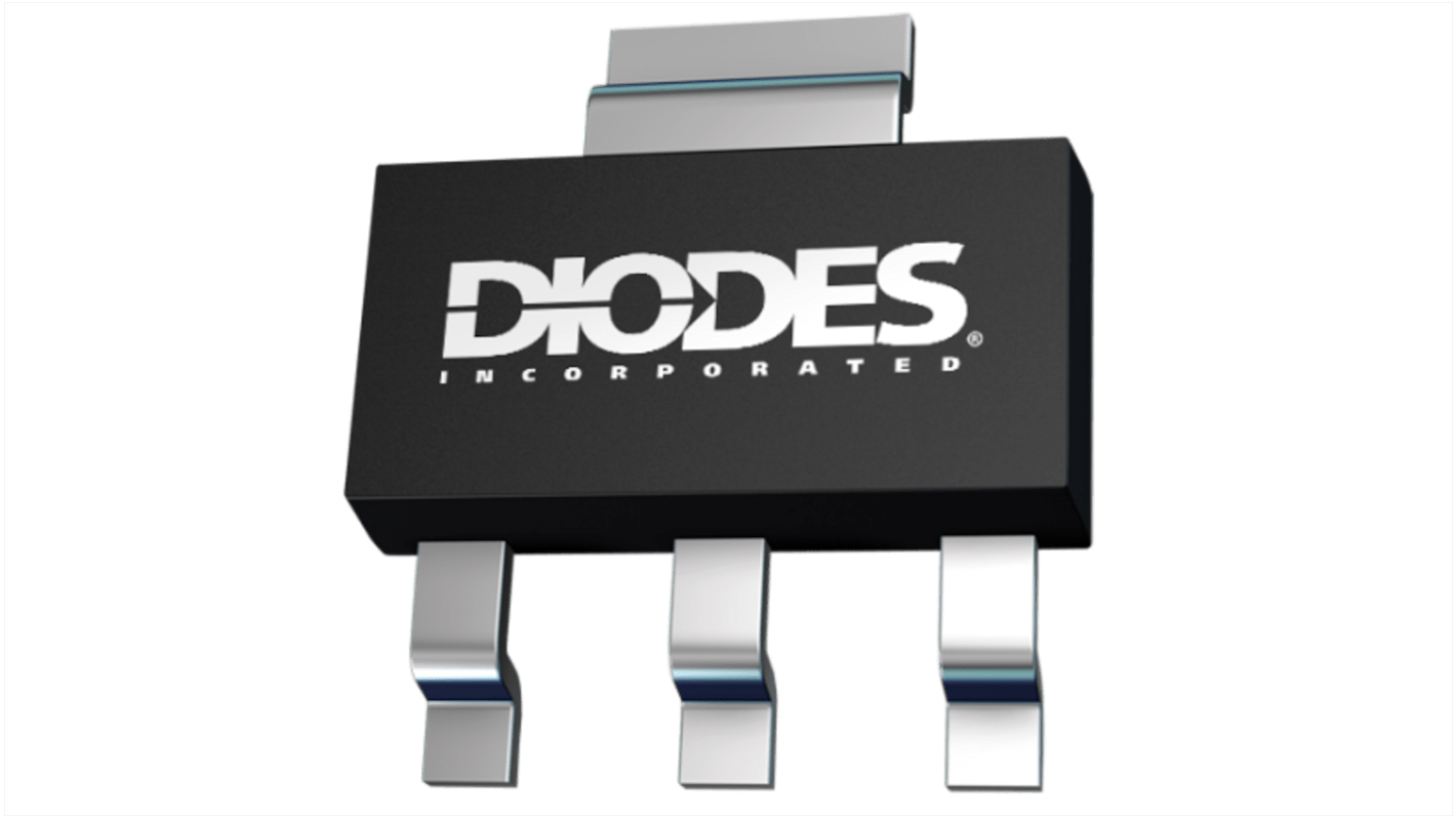 Diodes Inc BCP5616TTC PNP Low Saturation Bipolar Transistor, -1 A, -80 ...