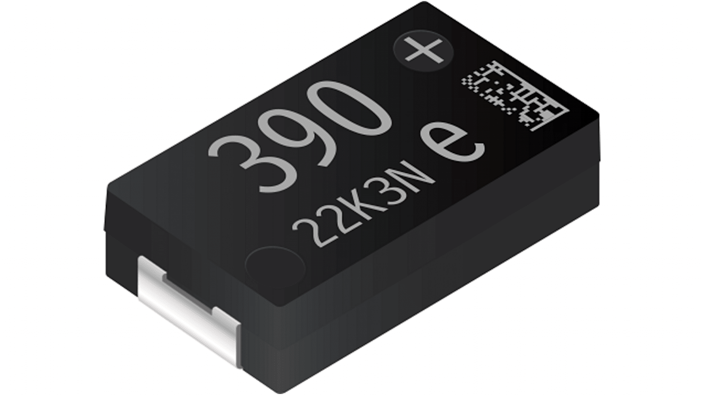 EEFKX0D331RE | Panasonic 330μF Surface Mount Polymer Capacitor, 2V | RS