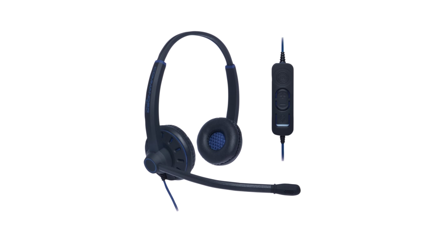 575-344-004 | JPL Commander-2 Wired USB A On Ear Headset | RS