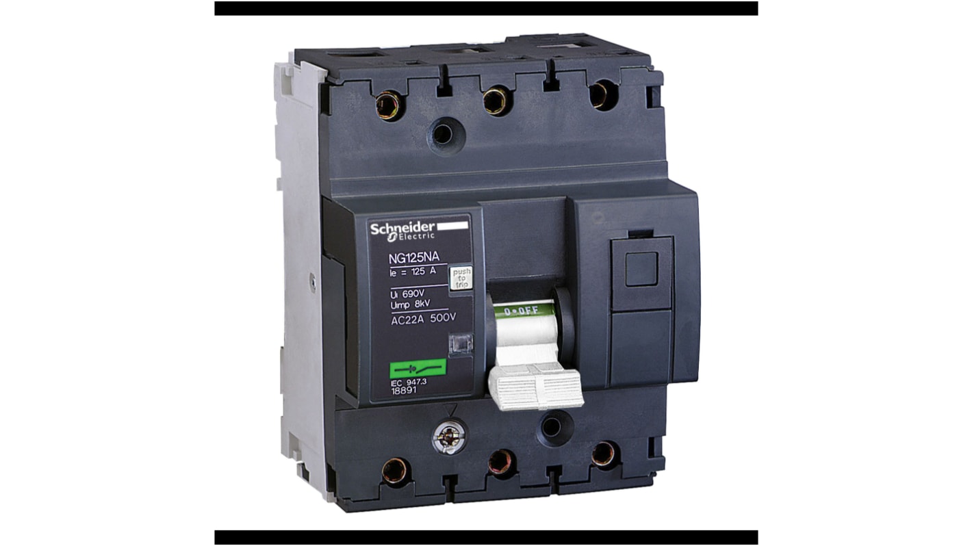 18889 | Schneider Electric 3 Pole Isolator Switch - 63A Maximum Current ...