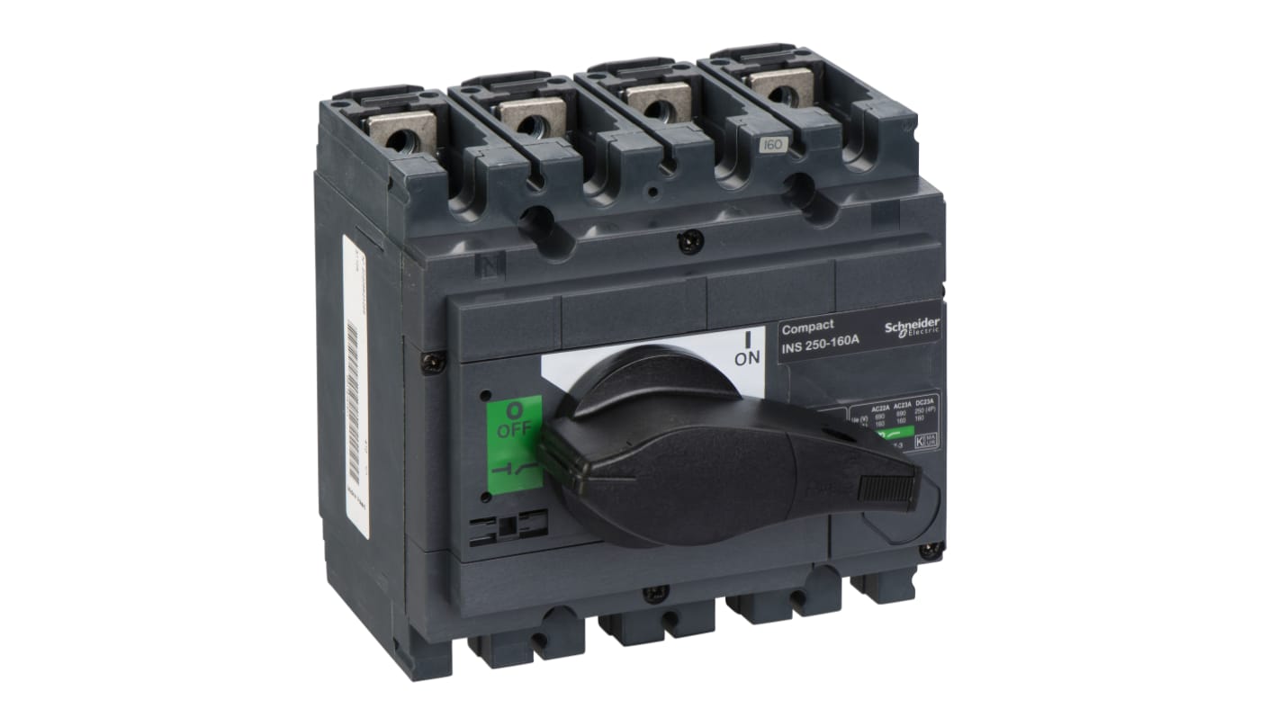 31105 | Schneider Electric 4 Pole Isolator Switch - 160A Maximum ...