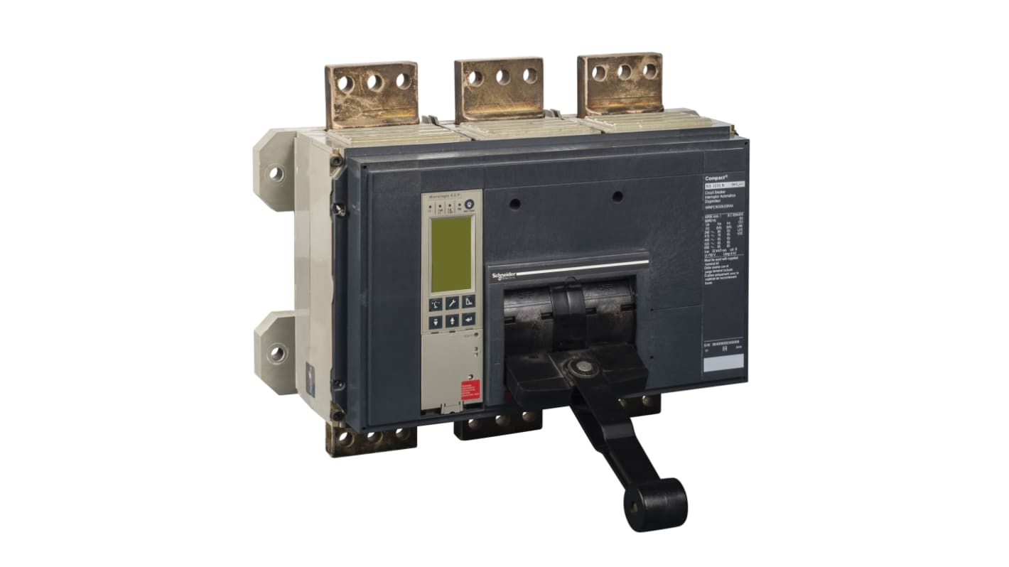 34012 | Schneider Electric, Compact MCCB 3P 2.5kA, Fixed Mount | RS