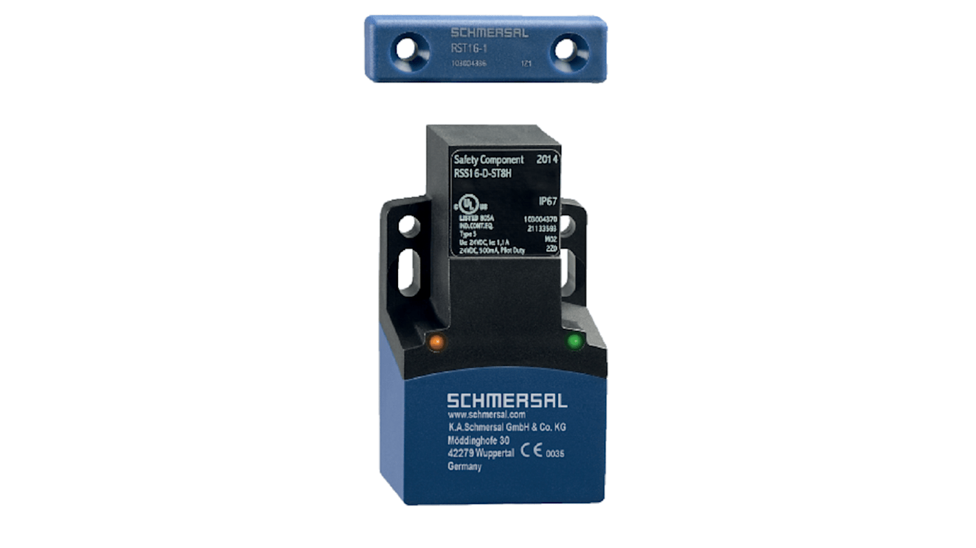 103044779 | Schmersal Non-Flush RFID Non-Contact Safety Switch, 24V dc ...