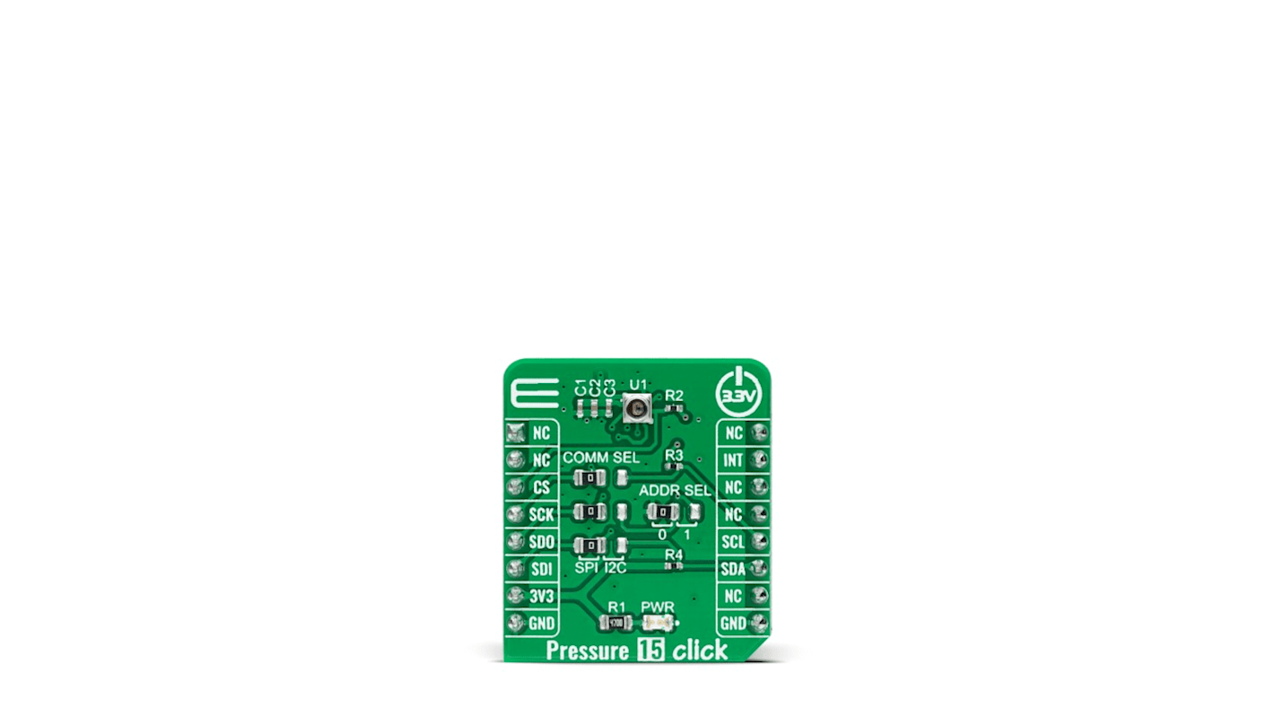 MIKROE-4747 | MikroElektronika Pressure 15 Click Absolute Pressure Sensor Add On Board for ...