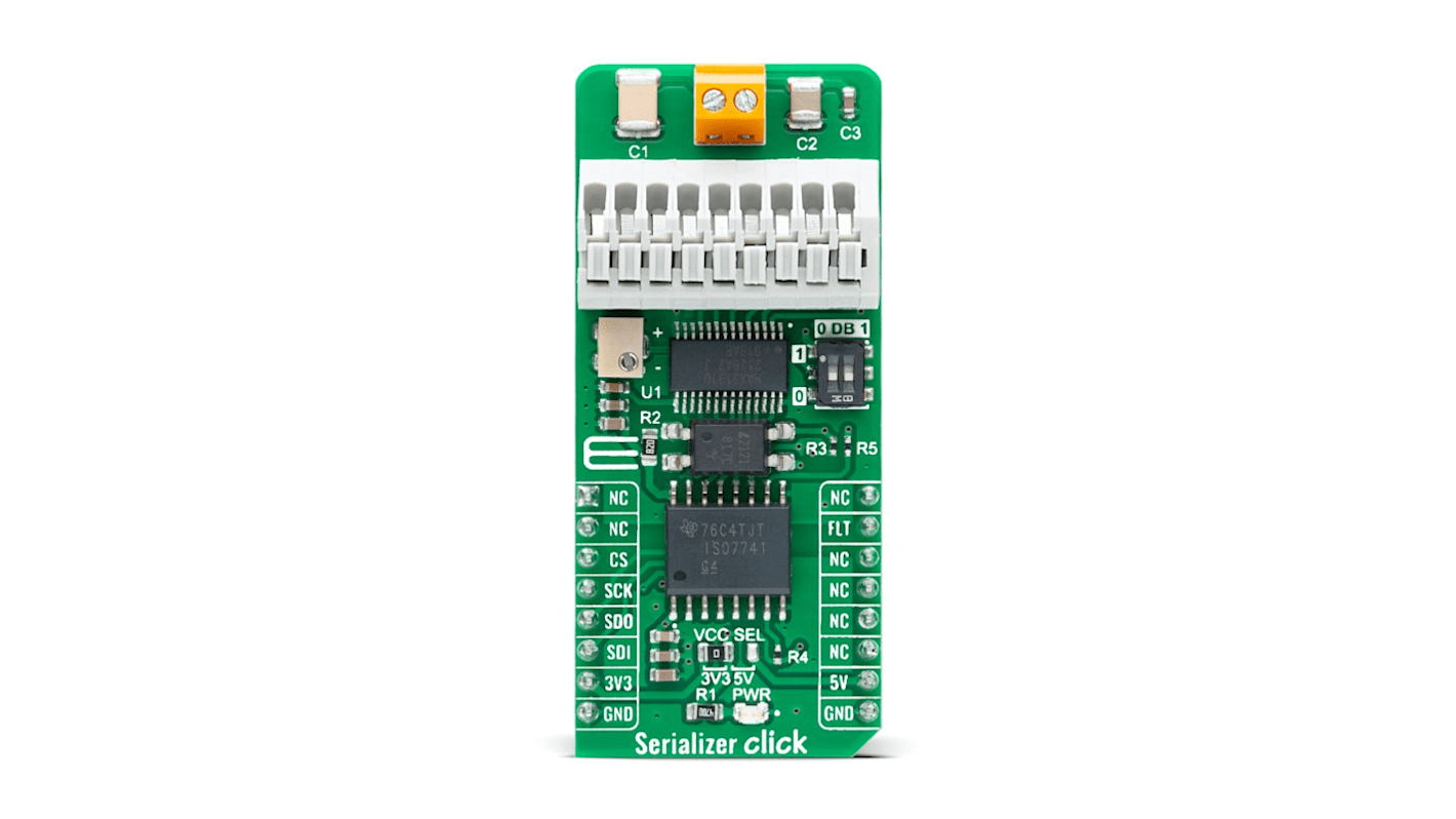 MikroElektronika MIKROE-4925 Serializer Click Add On Board Signal Conversion Development Tool | RS
