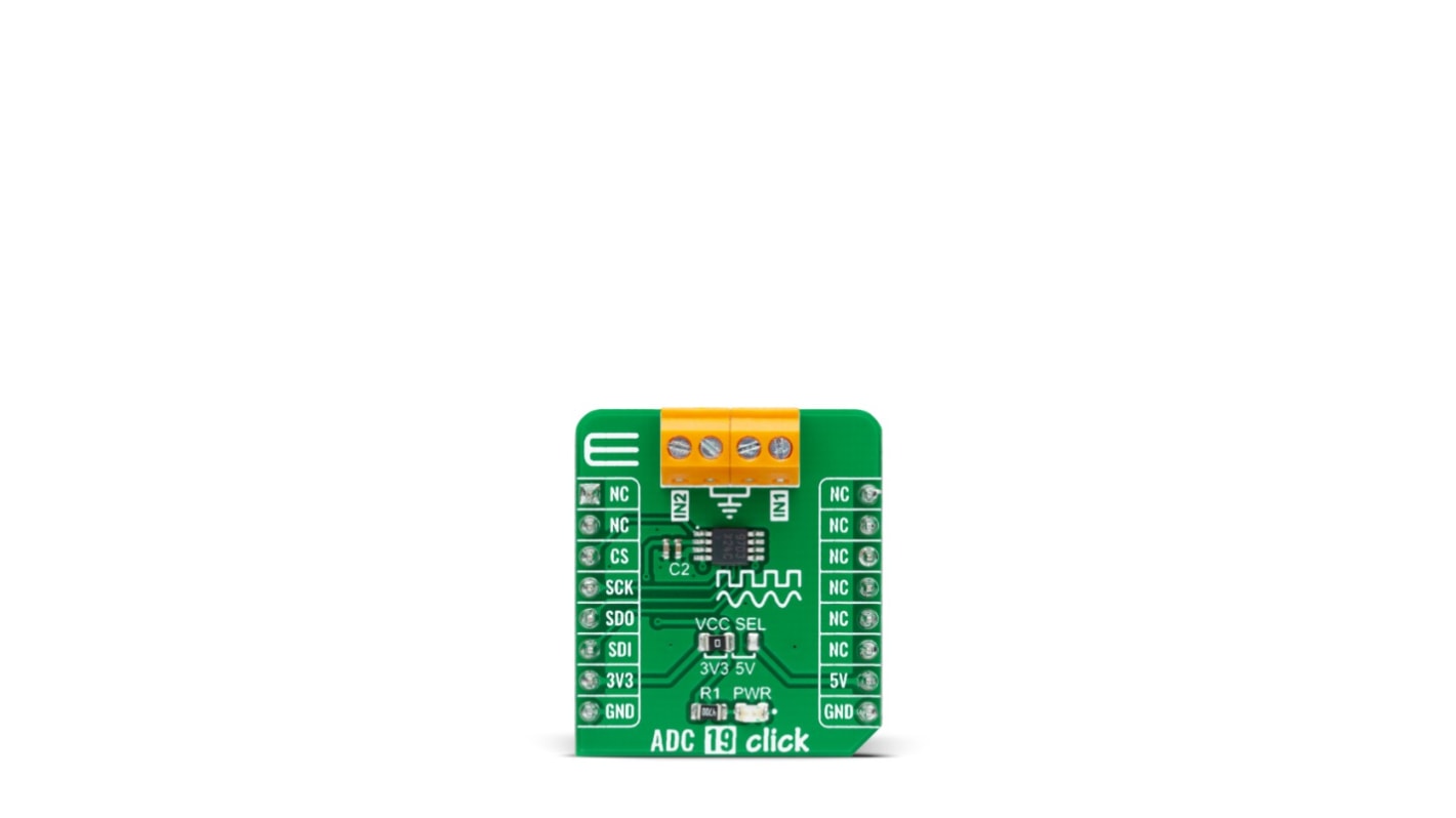MikroElektronika MIKROE-4997 ADC 19 Click Add On Board Signal Conversion Development Tool | RS