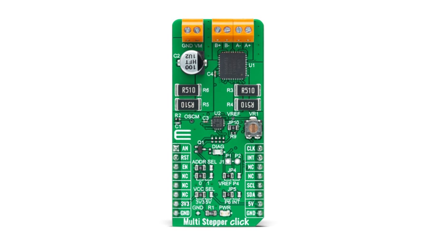 MIKROE-5052 | MikroElektronika Multi Stepper Click - TB67S109 Stepper ...