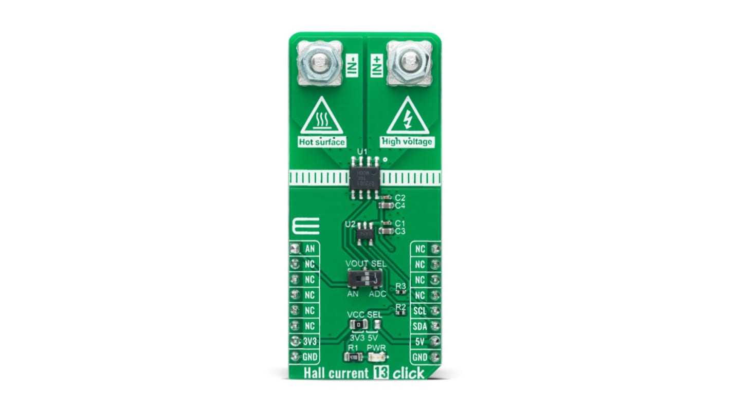 MIKROE-5066 | MikroElektronika Hall Current 13 Click Hall Effect Sensor ...