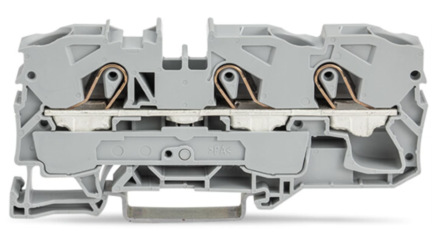 2010-1301 | Wago TOPJOB S, 2010 Series Grey Feed Through Terminal Block ...