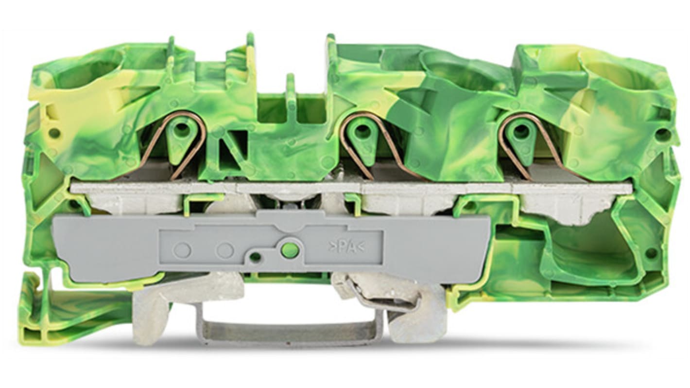 2016-1307 | Wago TOPJOB S, 2016 Series Green/Yellow Earth Terminal ...