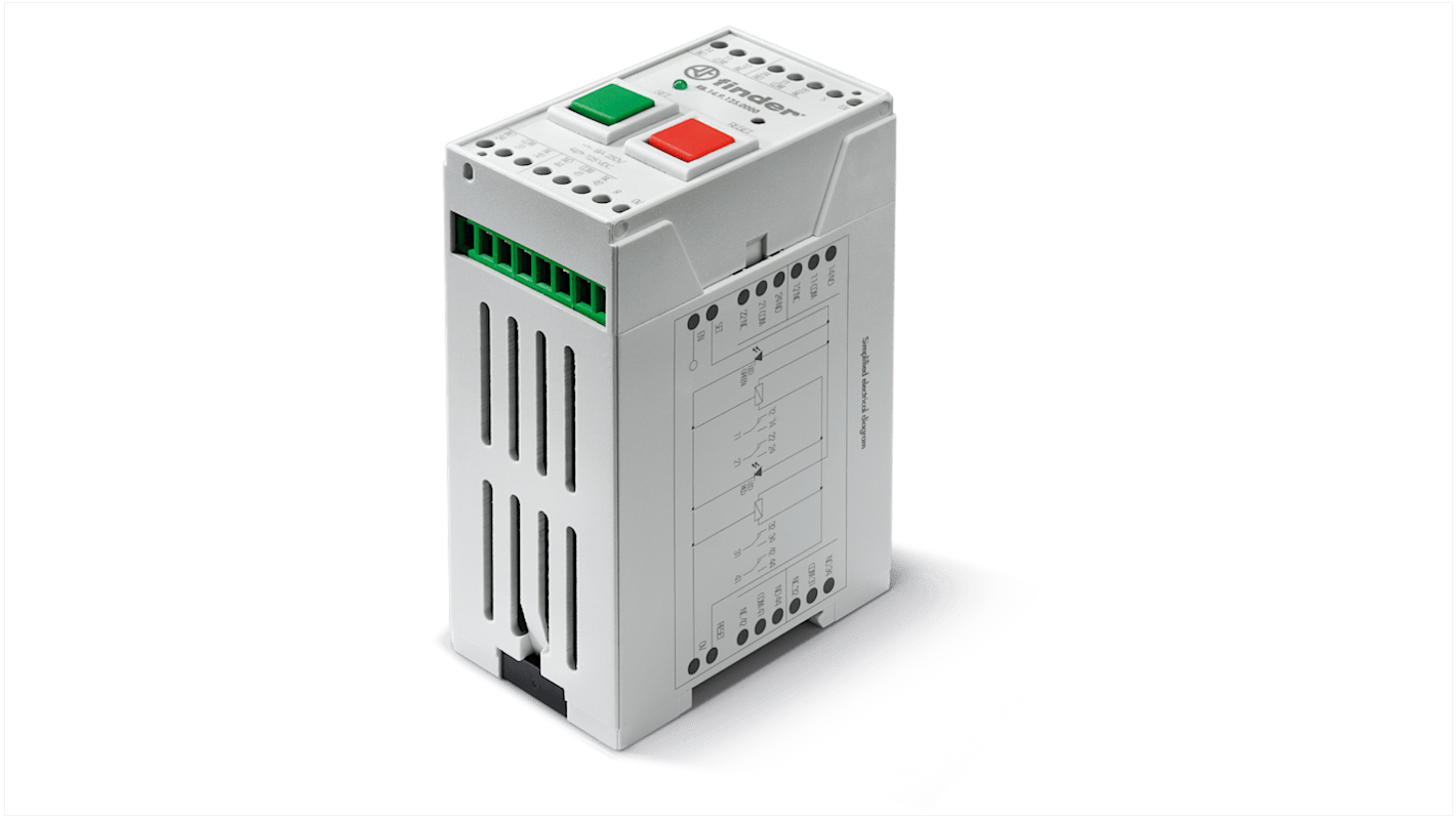 RB1492500000 | Finder DIN Rail Relay, 250V dc Coil, 8A Switching ...