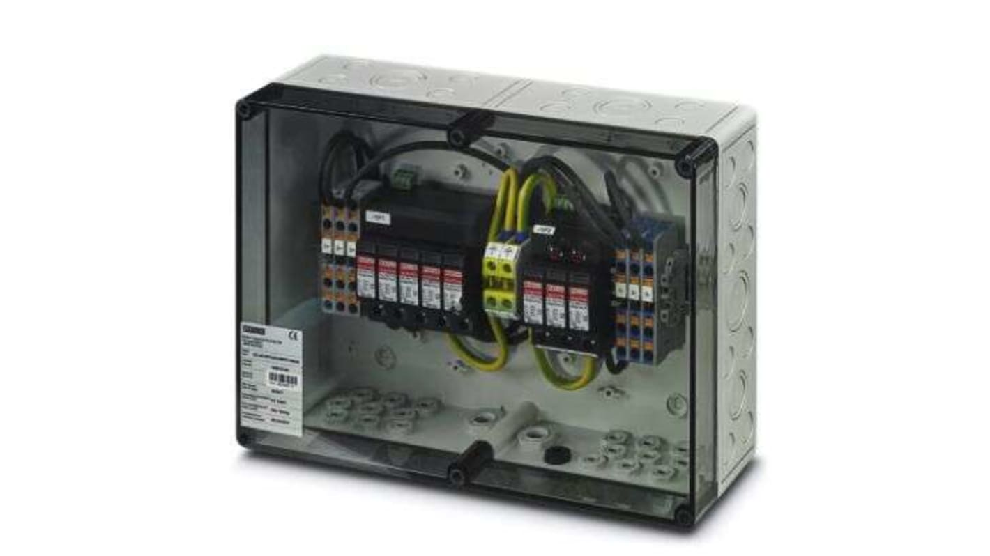 1053613 | Phoenix Contact Polycarbonate Junction Box, IP65, 111 x 361 x ...