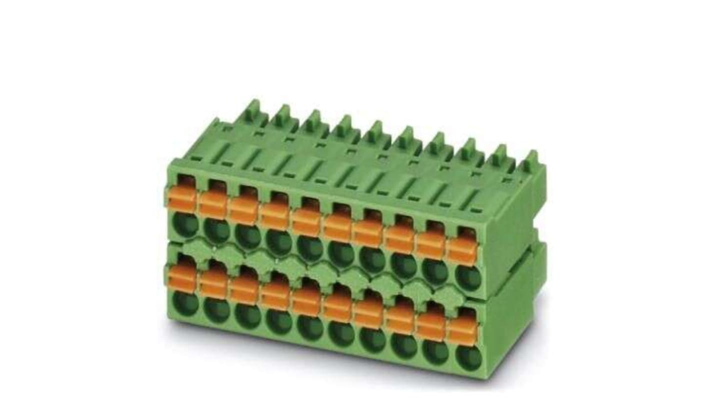 1738814 | Phoenix Contact 3.5mm Pitch 12 Way Pluggable Terminal Block ...