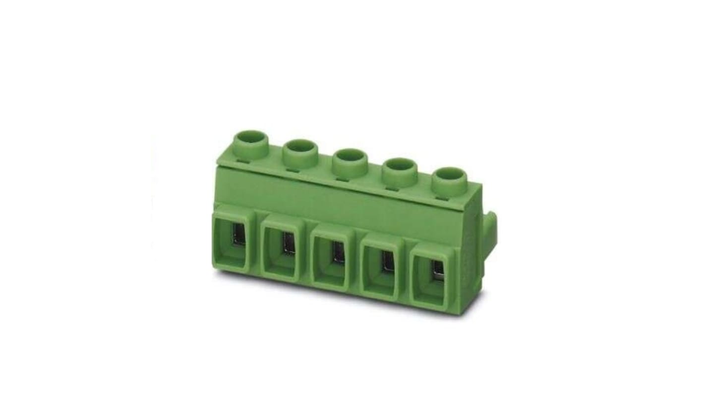 1753006 | Phoenix Contact 7.62mm Pitch 3 Way Pluggable Terminal Block ...
