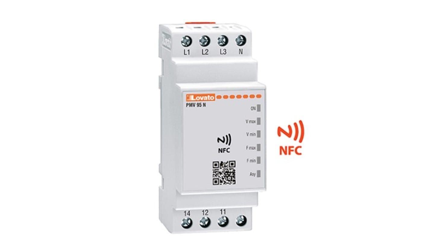 PMV95NA575NFC | Lovato Frequency Monitoring Relay, 3 Phase, SPDT | RS