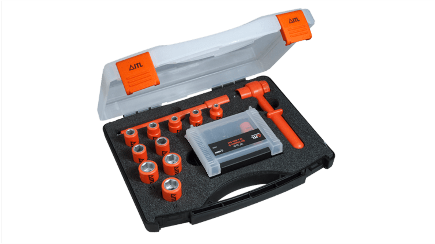 03097 | ITL Insulated Tools Ltd 24-Piece Metric 1/4 in Standard Socket ...