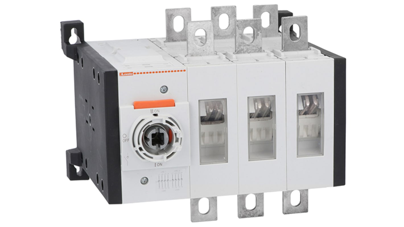 GLC0400C1 | Lovato 3P Pole Screw Mount Changeover Switch - 400A Maximum ...