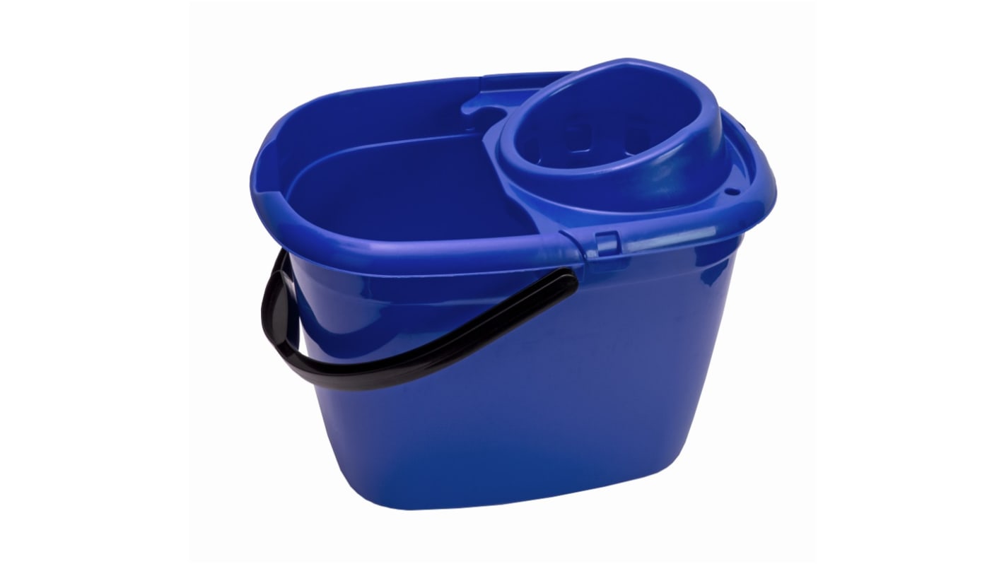 MS363 | 12L Polypropylene Blue Mop Bucket With Handle | RS