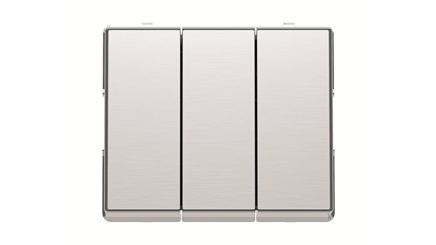 2CLA630210N1156 | ABB White Rocker Light Switch, 2 Way, 3 Gang ...