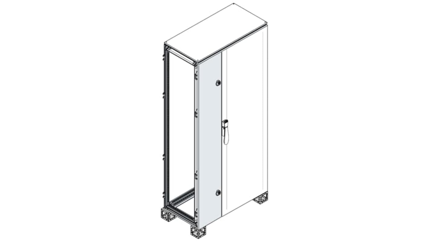 EC2280VC2K | ABB AM2 Series Steel RAL 7035 Blind Door Cable Container ...
