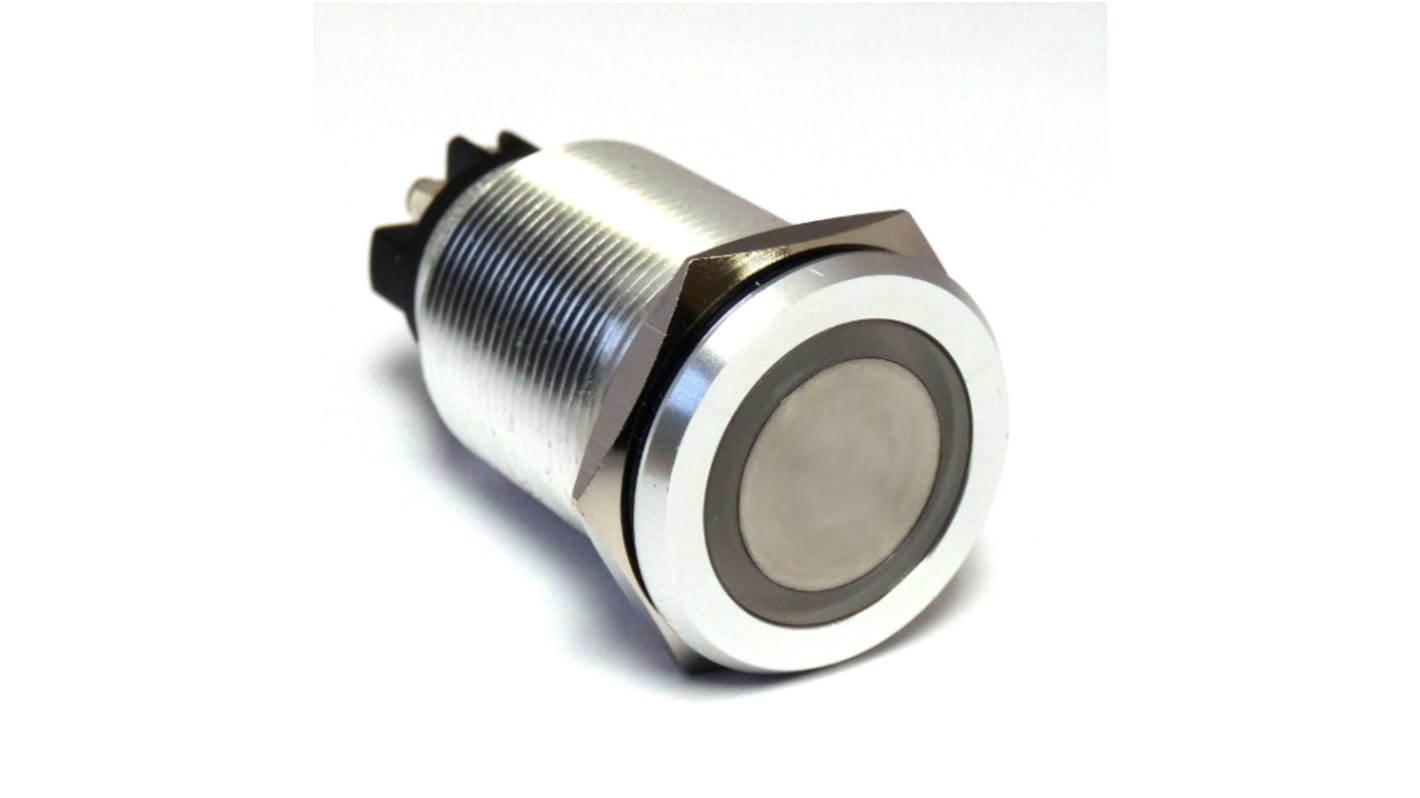 RS PRO Illuminated Push Button Switch, Latching, Panel Mount, 22.2mm ...