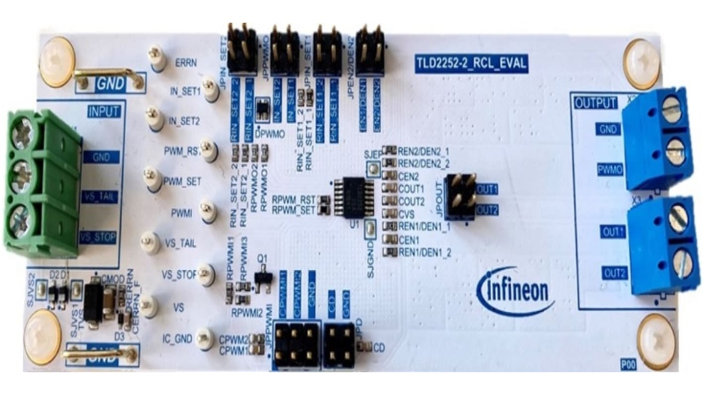Infineon TLD22522RCLEVALTOBO1, TLD2252-2_RCL_EVAL LED Driver Evaluation ...
