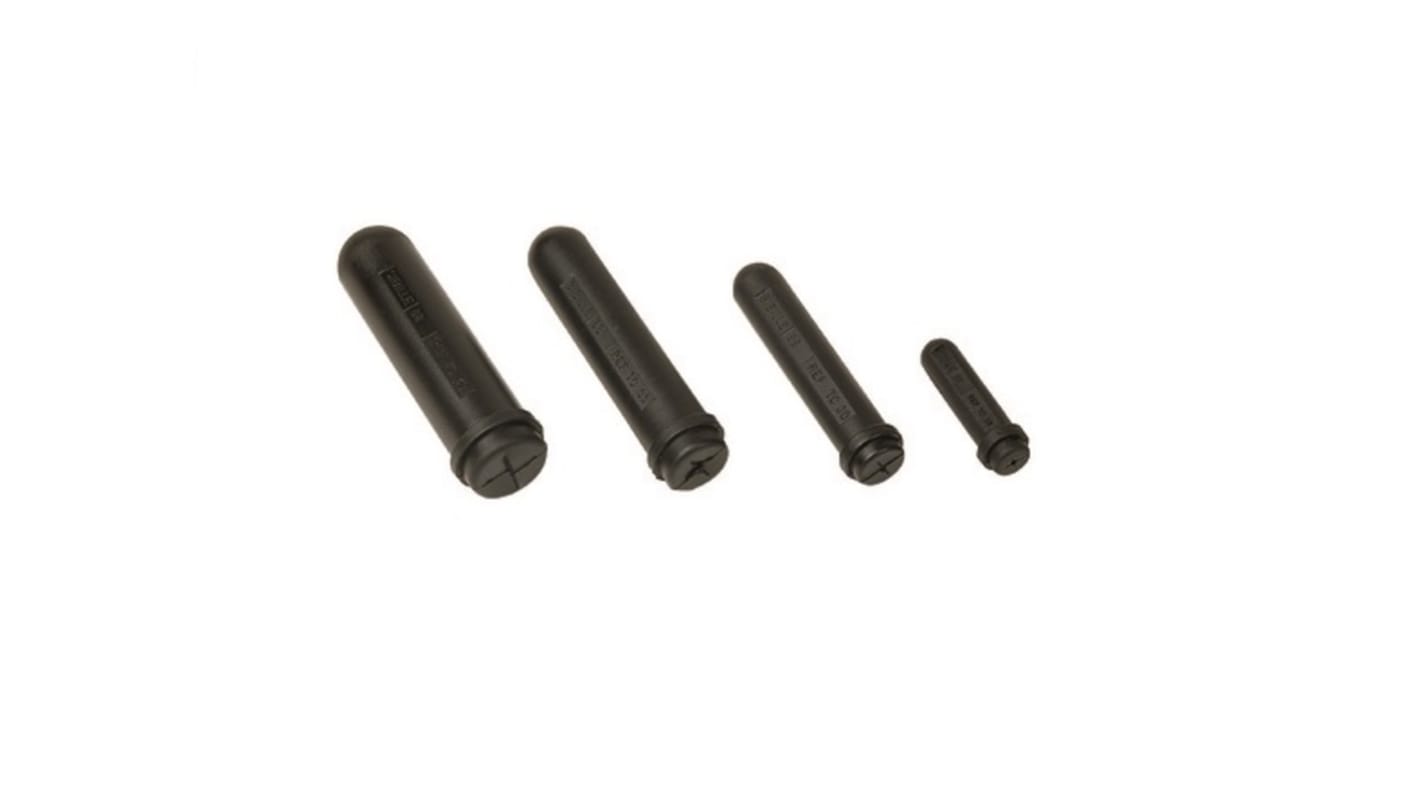 TC25 | Penta End Cap Black, 10mm | RS