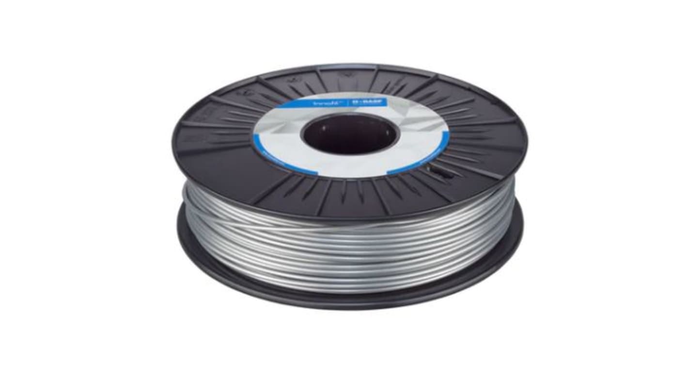 1303020014 | BASF 1.75mm Silver ABS 3D Printer Filament, 750g | RS